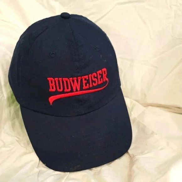 Accessories | Budweiser Signature Beer Baseball Hat Cap Adjustable Navy ...